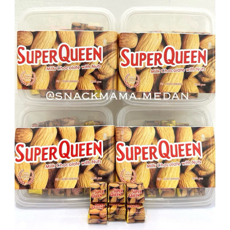Jual COKLAT SUPER QUEEN PER BOX ISI 50CUBES | Shopee Indonesia