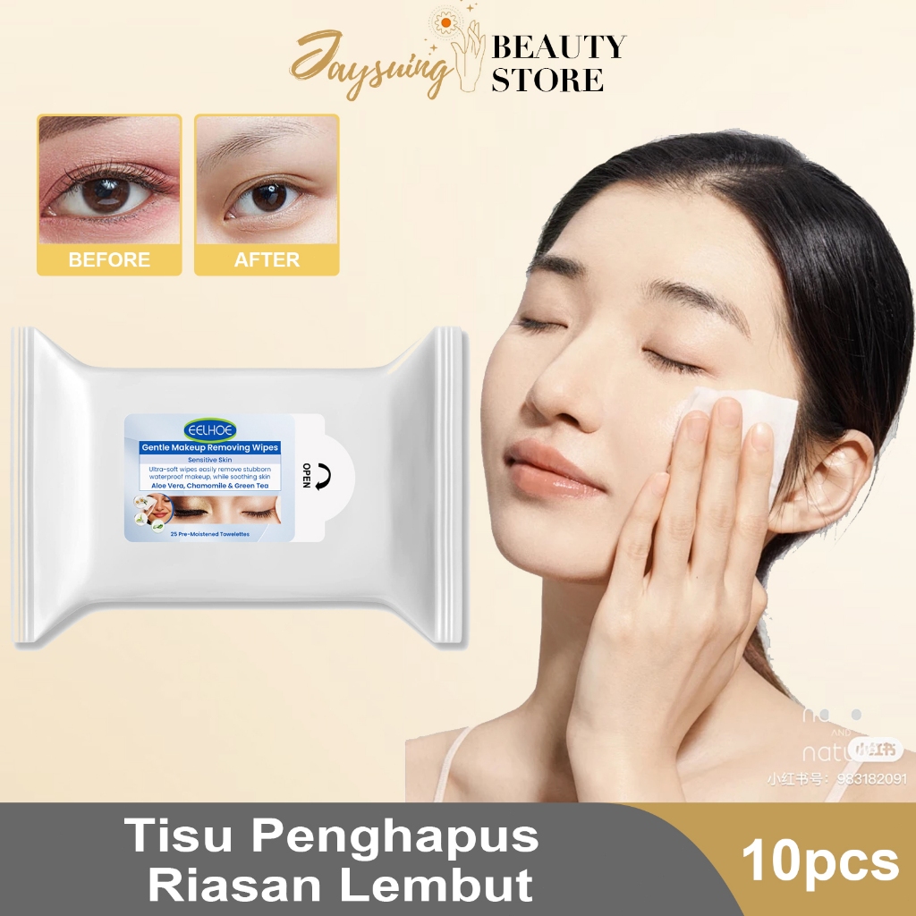 Jual EELHOE Tisu Penghapus Riasan Wajah Ekstrak Tanaman Alpukat 10 ...