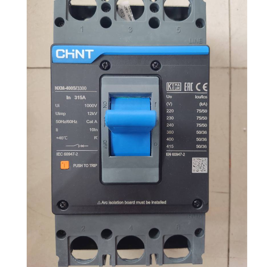 Jual MCCB Breaker NXM-400S 3300 - MCCB Chint 3P 315A | Shopee Indonesia