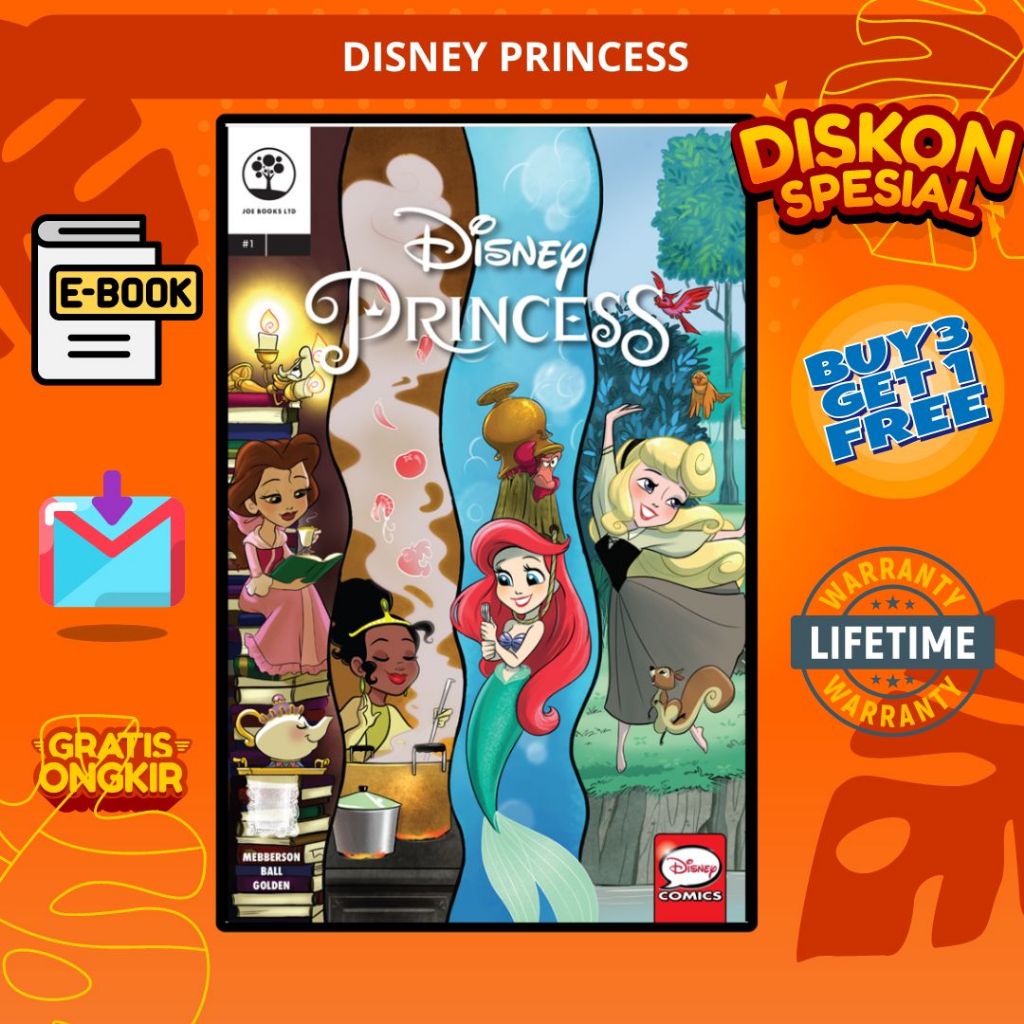 Jual Komik Digital Disney Princess Full Colour Bahasa Inggris Issue 1 s ...