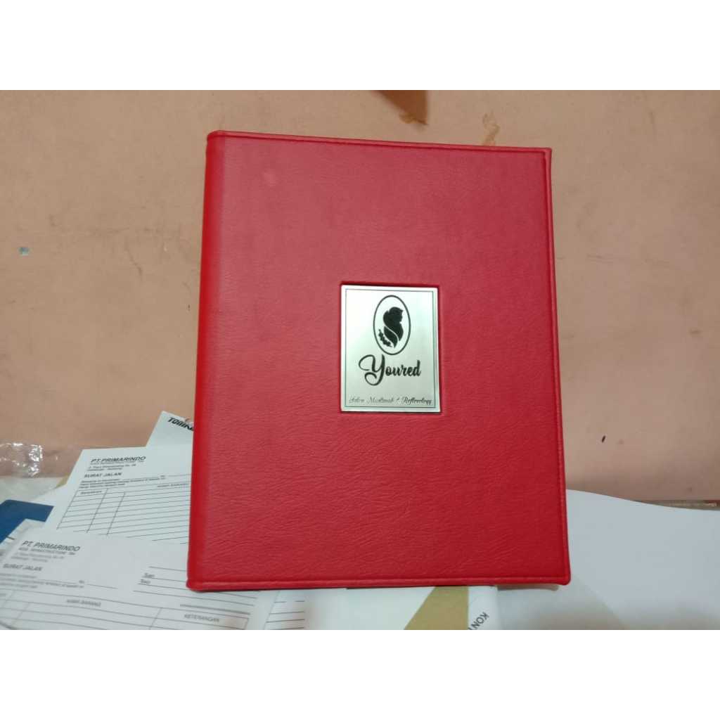 Jual BUKU MENU CUSTOM A4 SATUAN BAHAN Kulit logo di laser grafo / BUKU ...