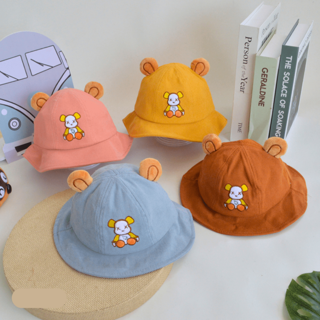 Jual (8 Bulan - 3 Tahun) Topi Bucket Hat Anak Unisex Boneka Premium ...
