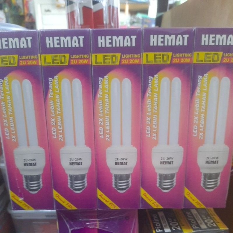 Jual Lampu hemat led 2U lampu jari hemat SNI | Shopee Indonesia