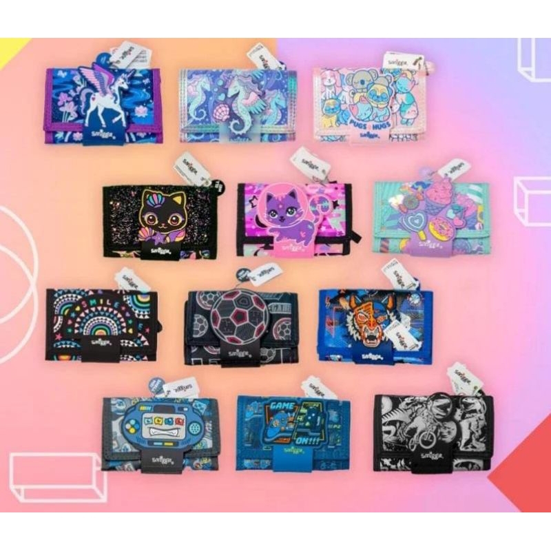 Jual Dompet Smiggle Wallet Marvel Mermaid Minnie Paw Patrol Minecraft ...