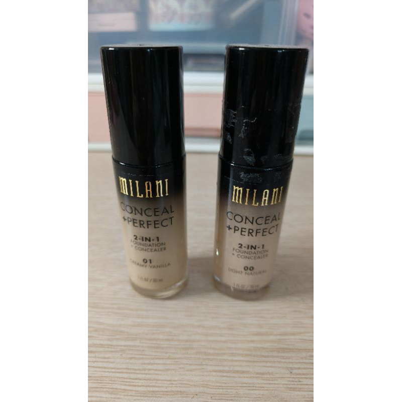 Jual Milani Foundation & Concealer ( PRELOVED ) | Shopee Indonesia