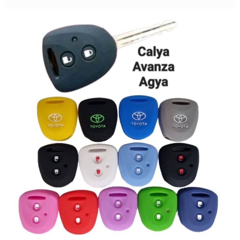 Jual Silikon Cover Kunci Remote Mobil Calya Avanza Agya Kondom Case ...