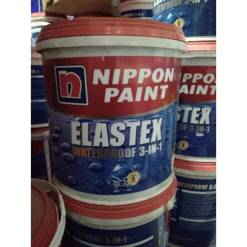 Jual NIPPON PAINT ELASTEX WATERPROOF 3-IN-1 4KG | Shopee Indonesia