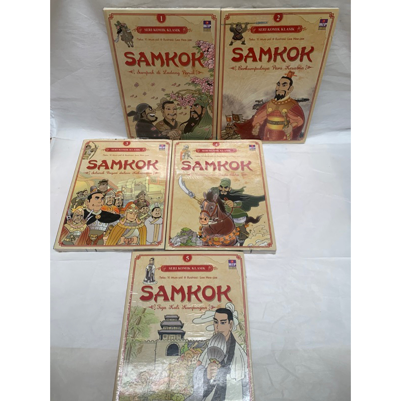 Jual Samkok Seri Komik Klasik by Lee Hee-Jae FULLSET SEGEL (1-5 END ...