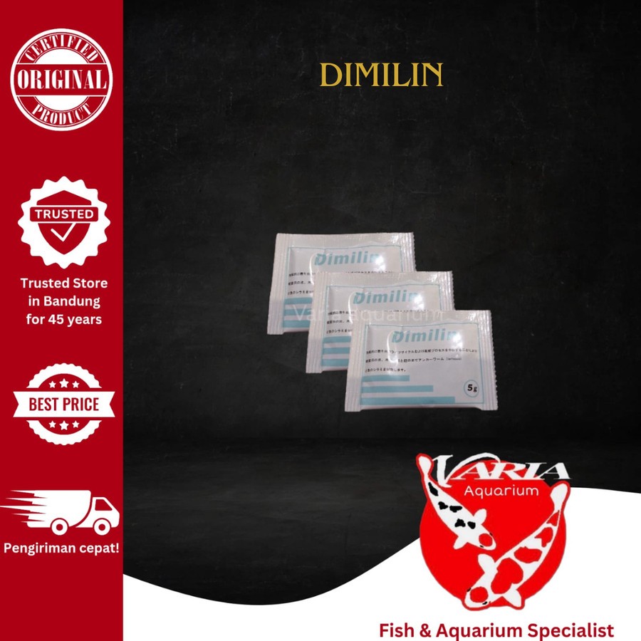Jual Dimilin 5g Original Pack (made in japan) Obat Kutu Ikan Koi Koki ...