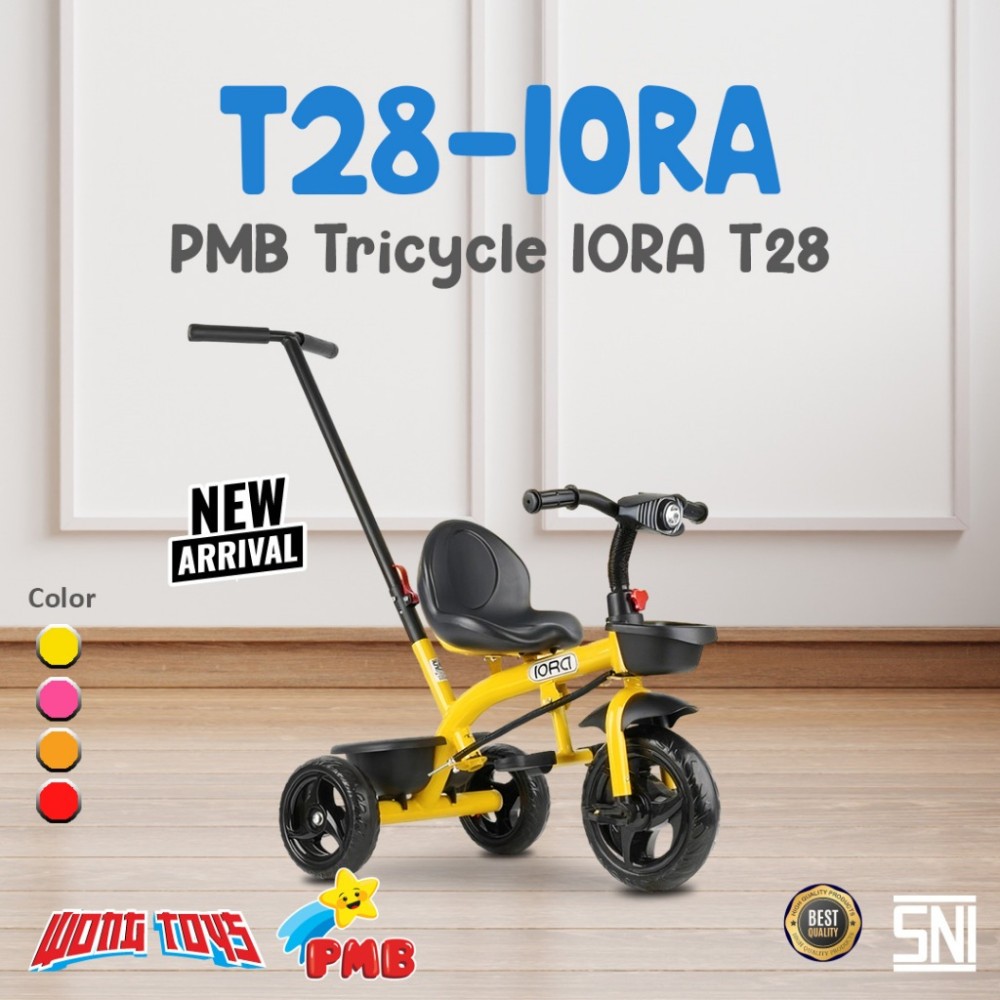 Jual Sepeda Anak Roda Tiga 3 PMB IORA T28 Tricycle Ada Lampu Musik ...