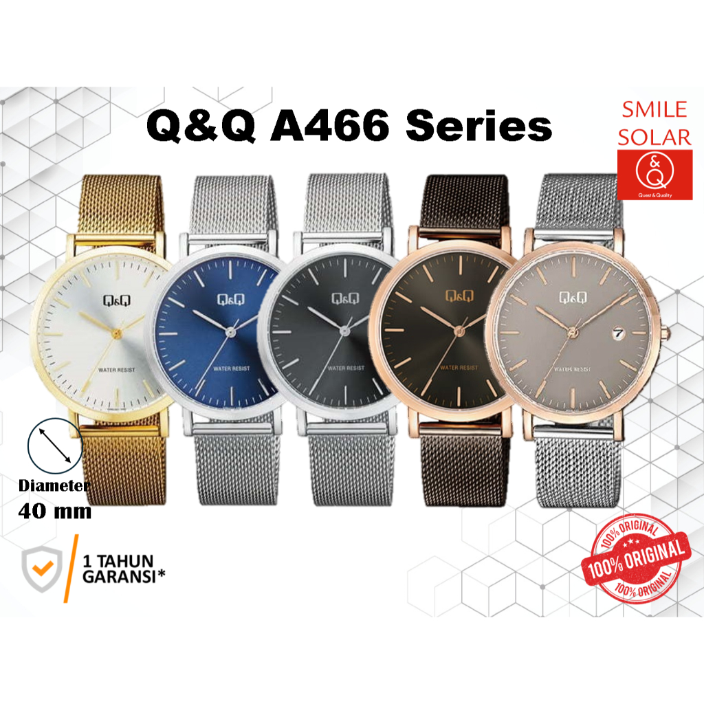 Jual Jam Tangan Wanita Classic Casual Stylist Rantai Stainless Steel Tanggal Diameter Besar ...