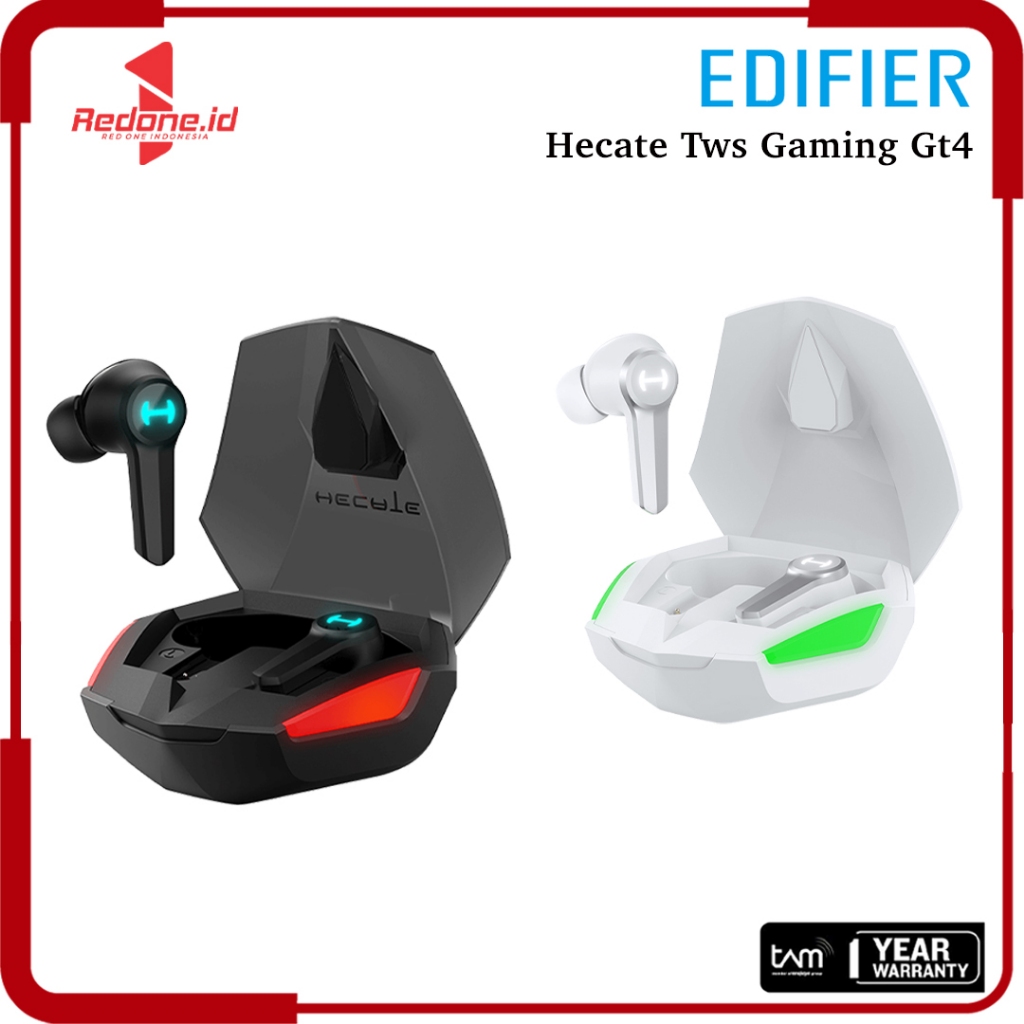 Jual Edifier Hecate TWS Gaming GT4 - Black | Shopee Indonesia