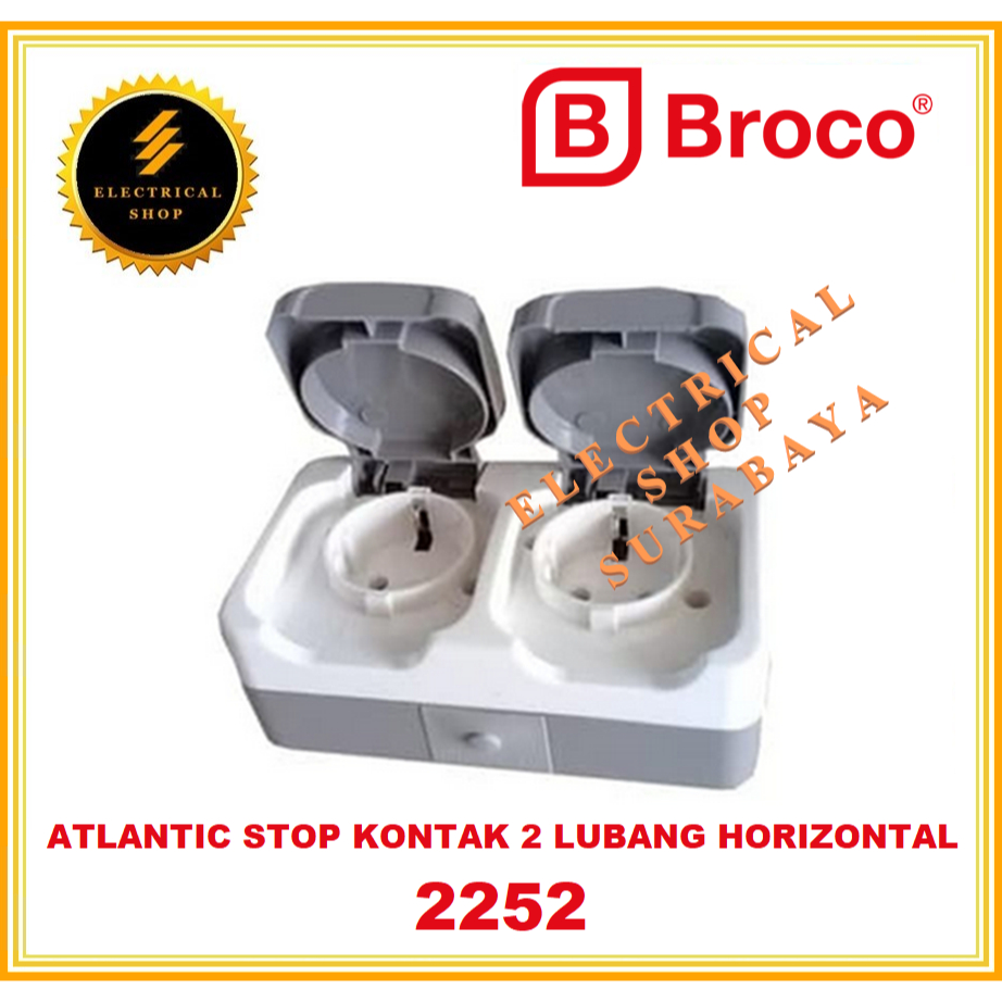 Jual BROCO ATLANTIC OB SAKLAR STOP KONTAK ARDE WATERPROOF ENGKEL SERI ...