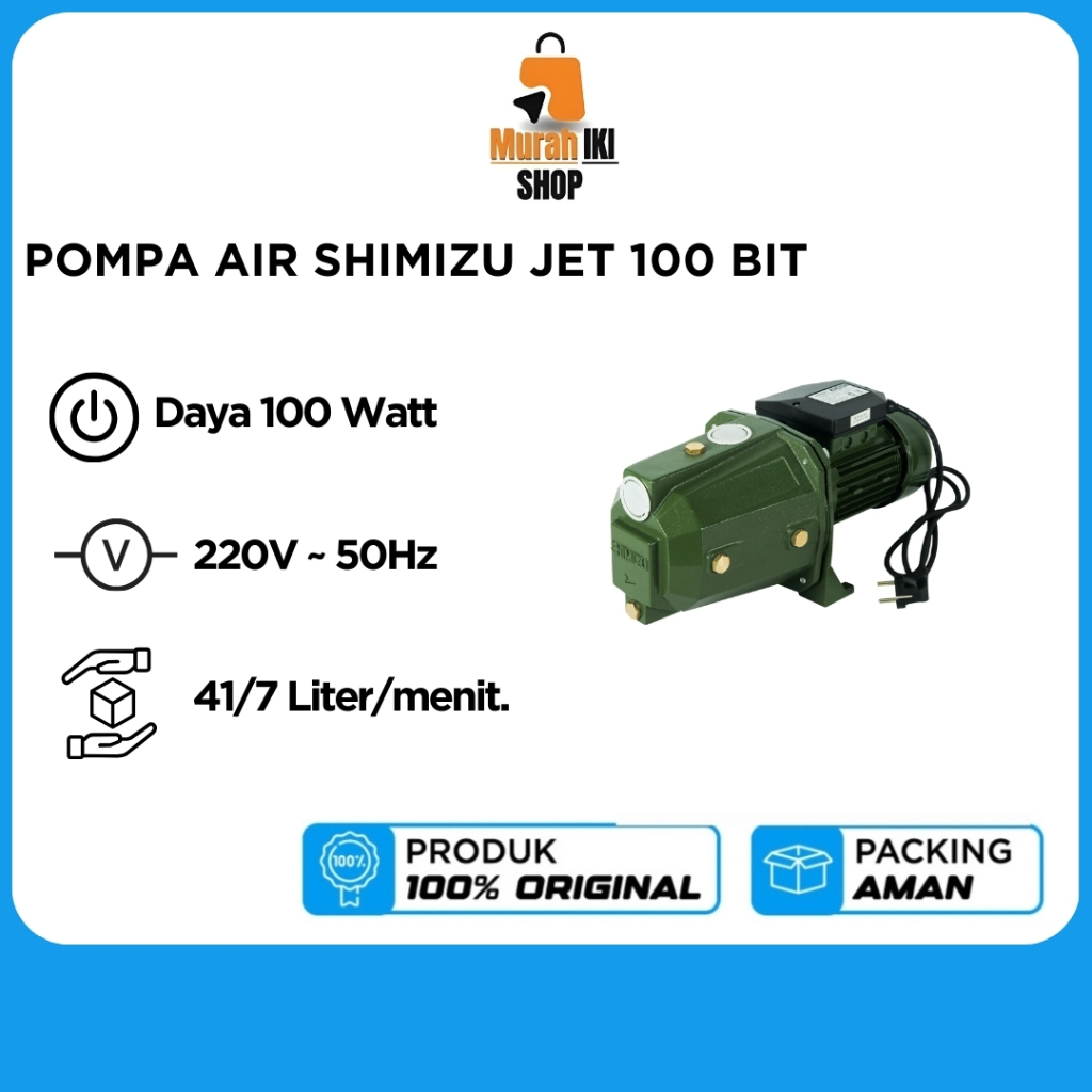 Jual POMPA AIR SHIMIZU JET 100 BIT/POMPA AIR SHIMIZU JET 108 BIT | Shopee Indonesia