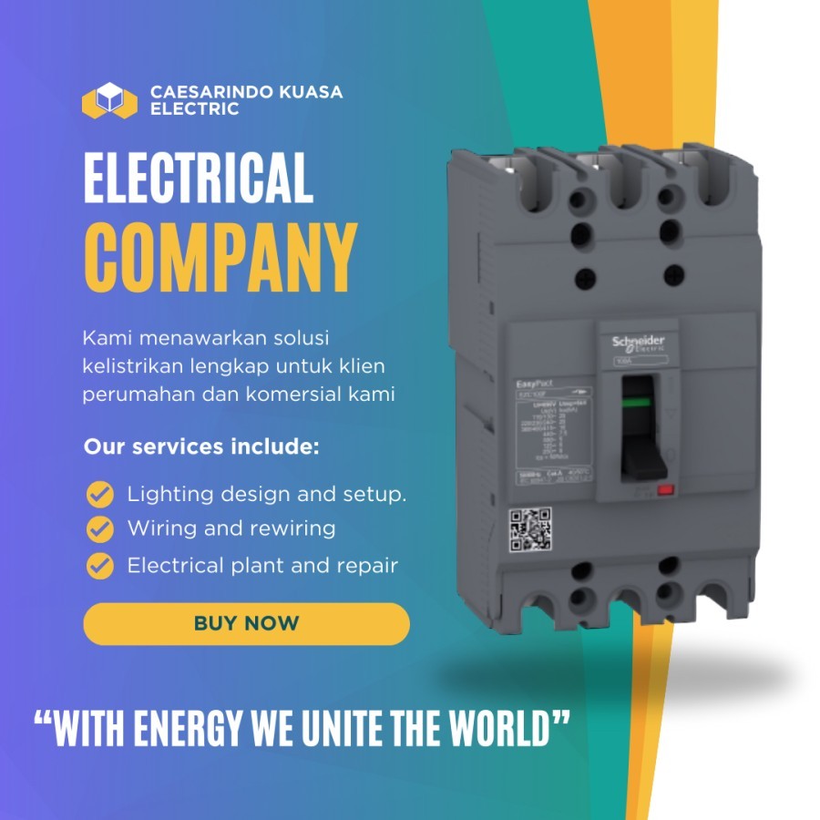 Jual BREAKER SCHNEIDER 40 AMPERE 3 PHASE EASYPACT EZC100F / MCB 100A 3P ...