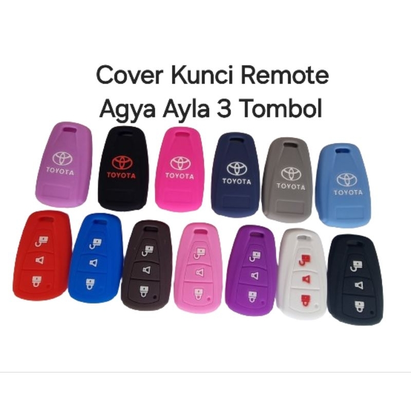 Jual Silikon kunci Remote Mobil Agya Alya Cover Kondom Kunci Mobil ...