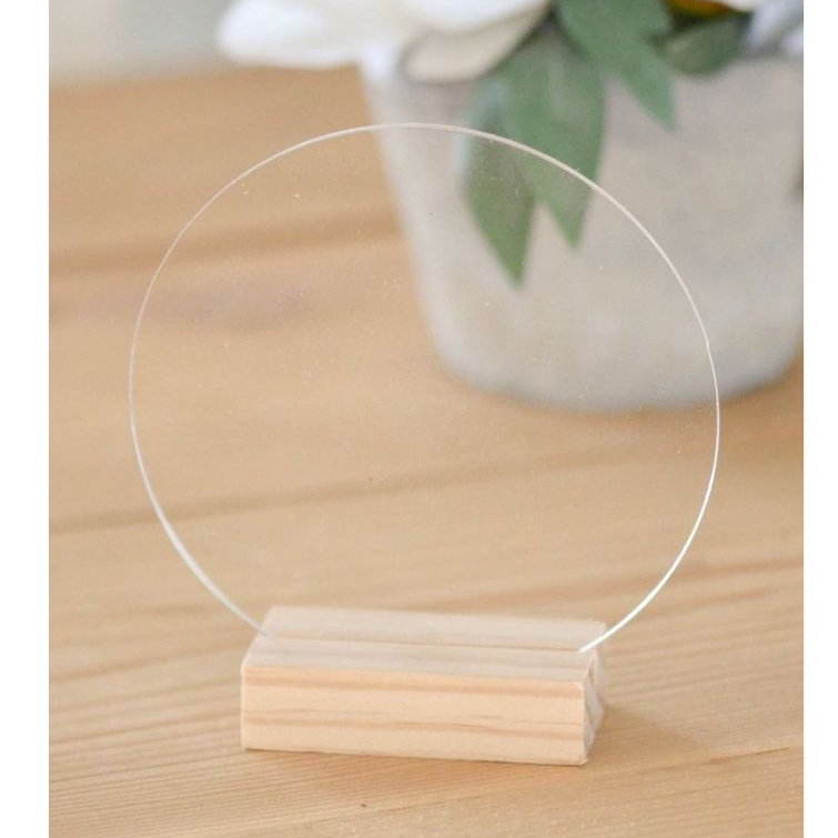 Jual Stand Akrilik Bulat / Bahan Kerajinan Akrilik | Shopee Indonesia