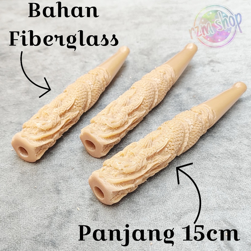 Jual once pipa padud cangklong ukir naga besar panjang model gading ...