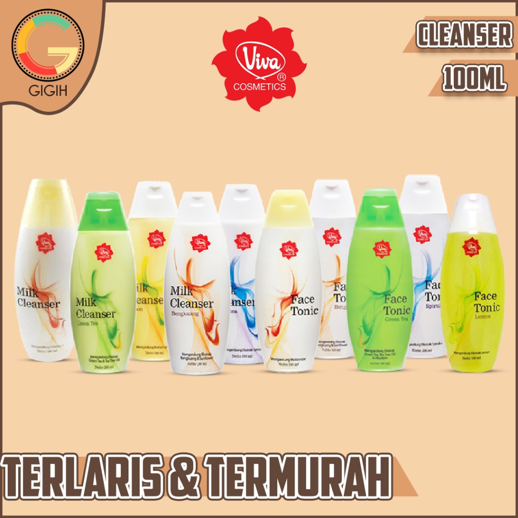 Jual VIVA MILK CLEANSER / VIVA FACE TONIC 100ML | Shopee Indonesia