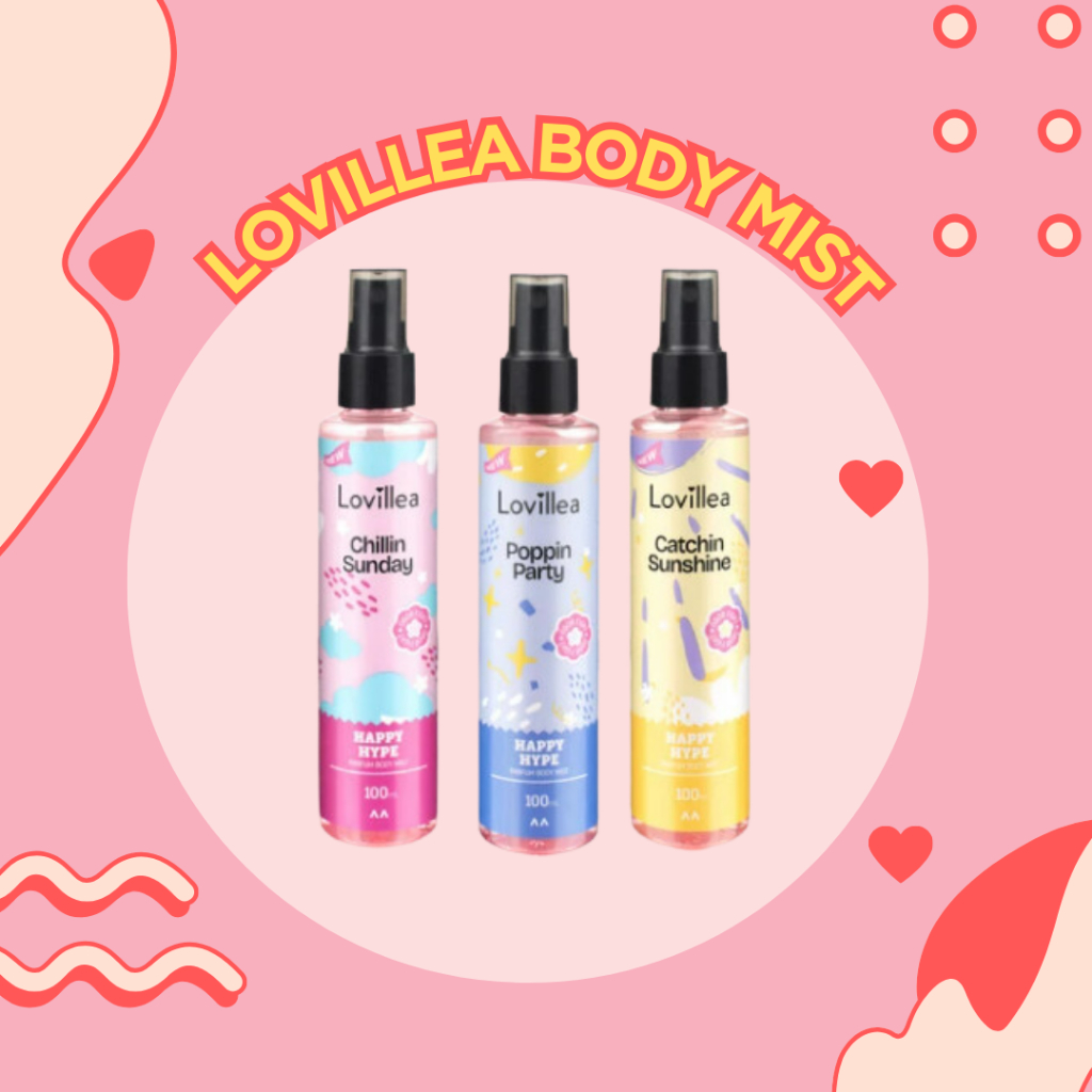 Jual LOVILLEA Happy Hype Parfum Body Mist Catchin Sunshine Poppin Party ...