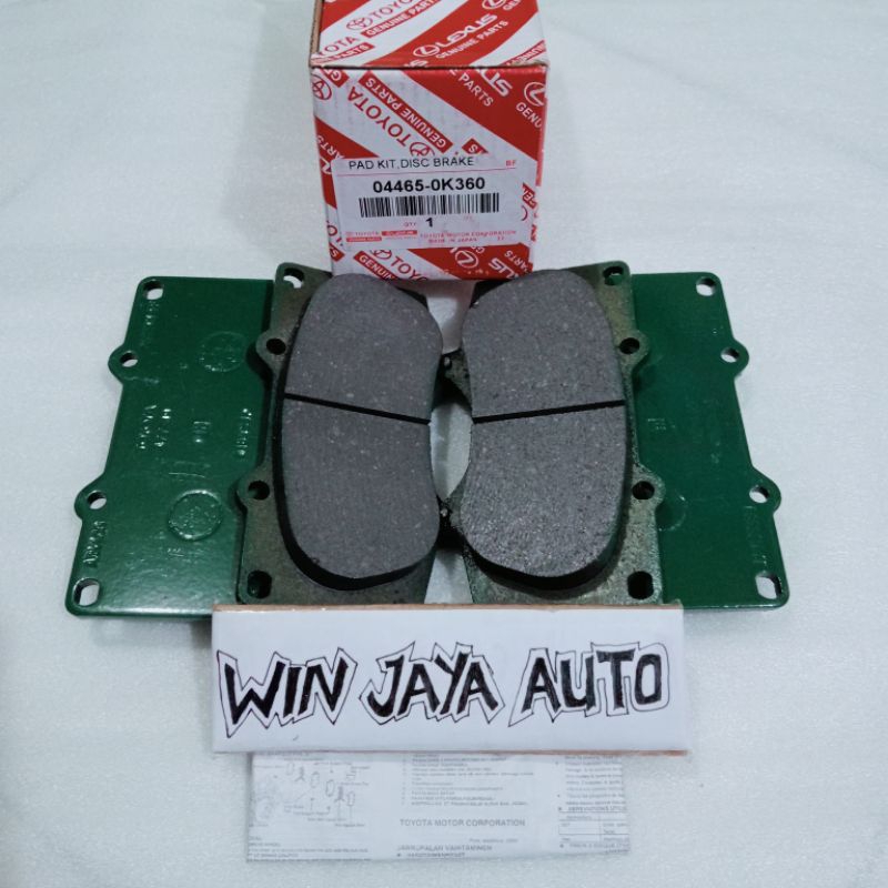 Jual KAMPAS REM DEPAN TOYOTA HILUX REVO FORTUNER OLD BRAKE PAD 04465 ...