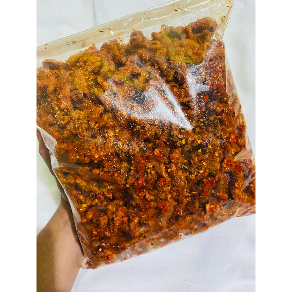 Jual usus ayam crispy/keripik usus crispy pedas daun jeruk bumbu ...