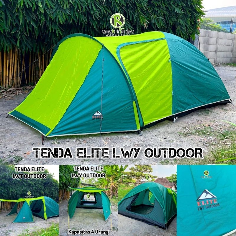 Jual TENDA ELITE LWY OUTDOOR KAPASITAS 4 ORANG | Shopee Indonesia