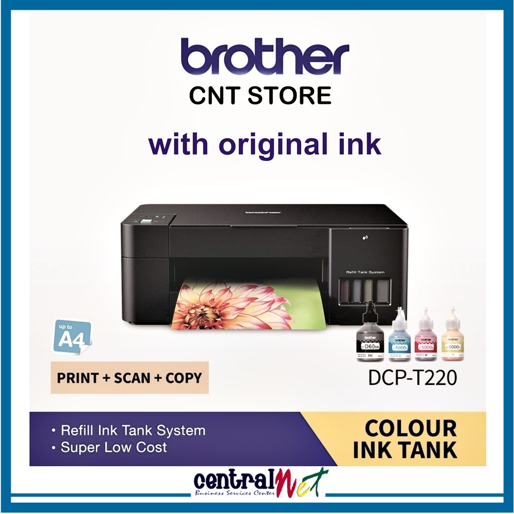 Jual Printer Brother DCP-T220 Printer Ink Tank Print Scan Copy ...