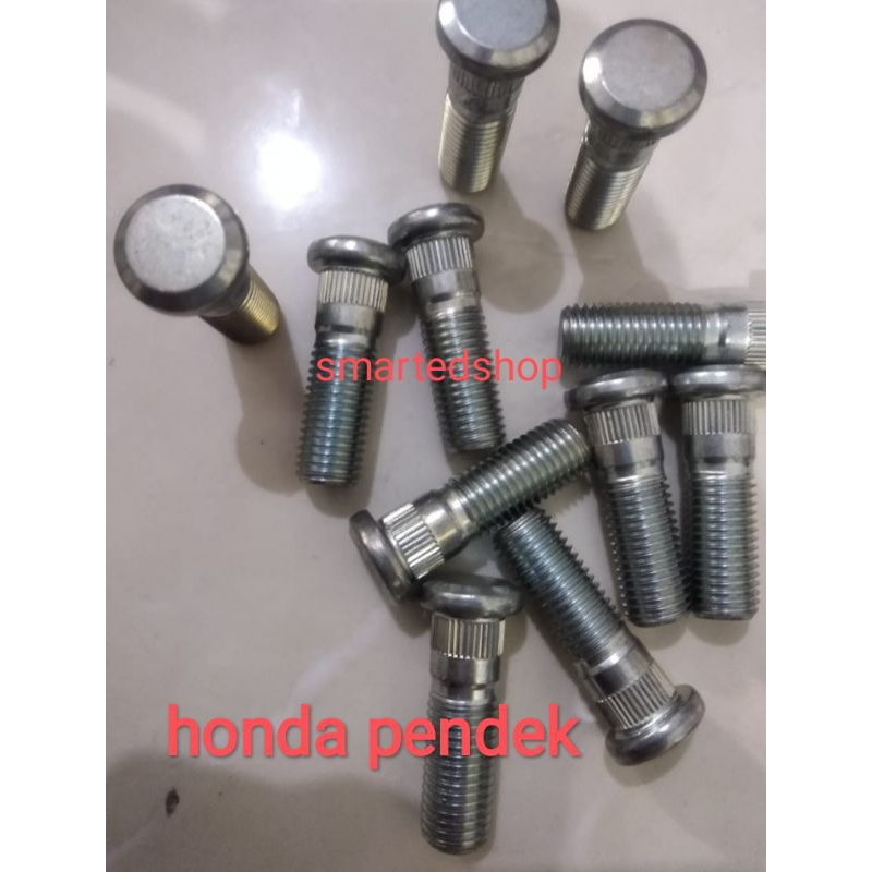 Jual baut roda hub bolt wheel mobil honda brio mobilio jazz city freed ...