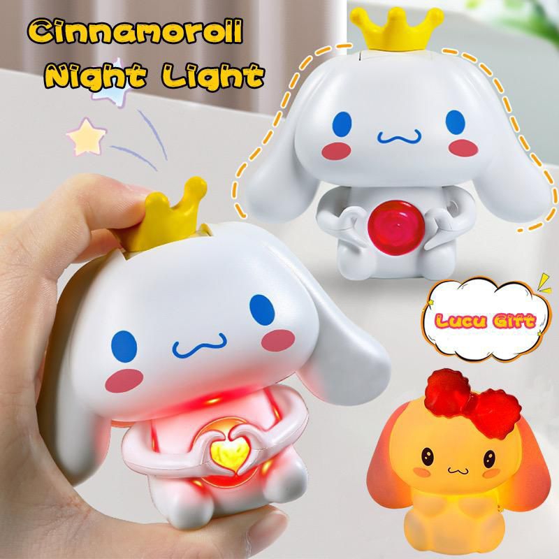 Jual [boneka viral] cinnamoroll night light bunyi i love you ada suara ...