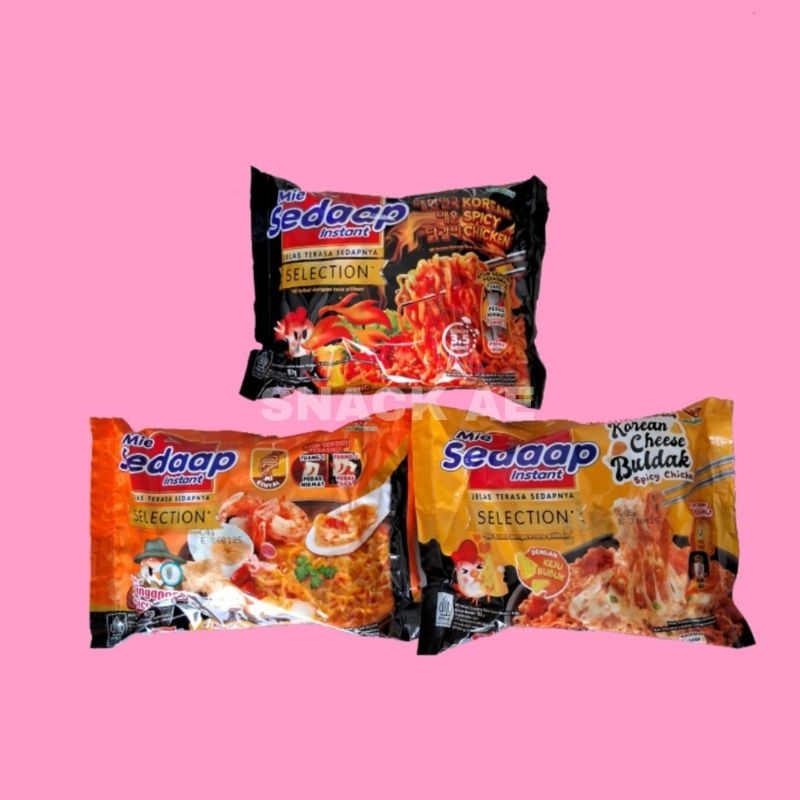 Jual Mie Sedaap Selection || Korean Spicy Chicken || Korean Cheese ...