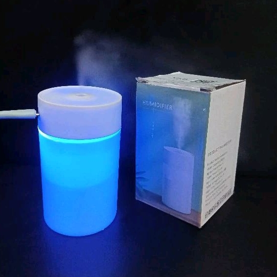 Jual Humidifier Diffuser Colour Full Led 260 ml dengan lampu 7 warna ...