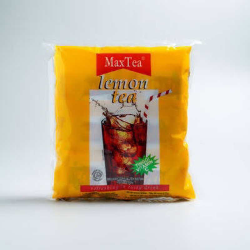 Jual MAX TEA LEMON TEA 25GR 1 RENCENG (10 PCS) | Shopee Indonesia