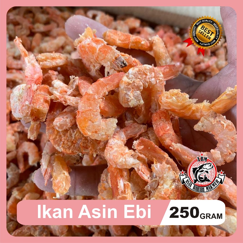 Jual Ikan Asin Ebi Kering Udang Ebi Tanpa Kulit 250 gr | Shopee Indonesia