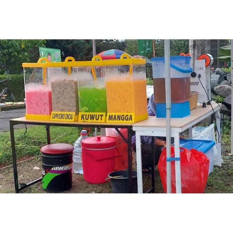 Jual Box ES BUAH Akrilik isi 25 Liter, Acrylik Wadah Minuman | Shopee ...