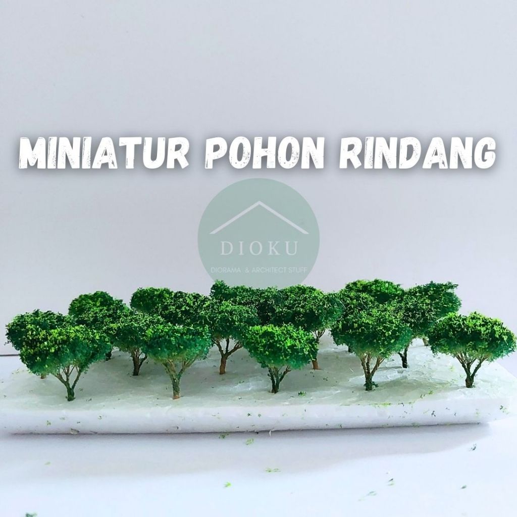 Jual Miniatur Pohon Rindang 2cm (1pcs) / Diorama / Maket Arsitek ...