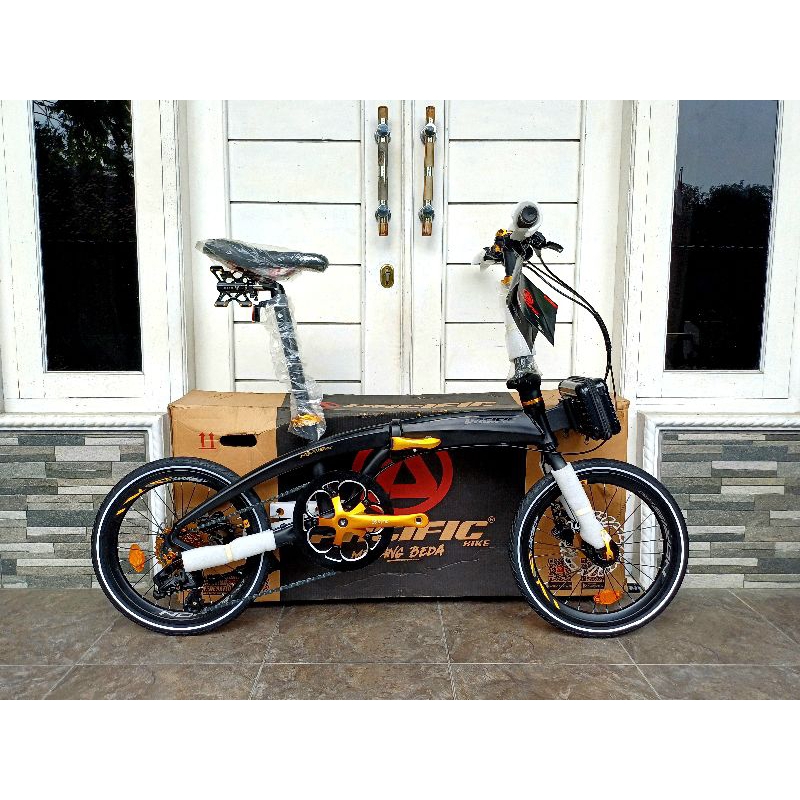 Jual SEPEDA LIPAT PACIFIC NORIS PRO ALOY 16 PLUS REM HIDROLIS HUB ...