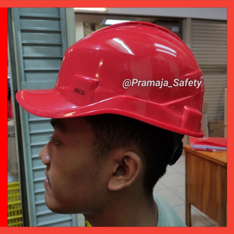 Jual Helm Safety Proyek NSA Vented Oranye Original Berkualitas Asli ...