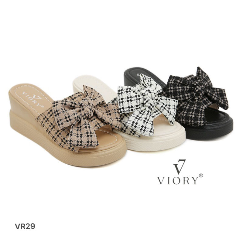 Jual VIORY Wedges Sandal Shoes #VR29 | Shopee Indonesia