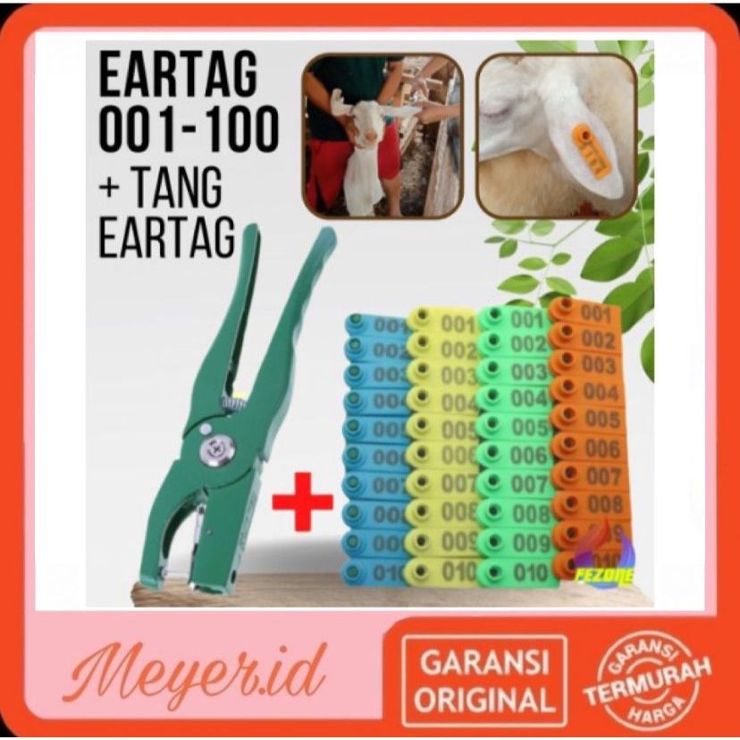 Jual Eartag Small (Kecil) Domba/Kambing - Alat Identifikasi Ternak ...