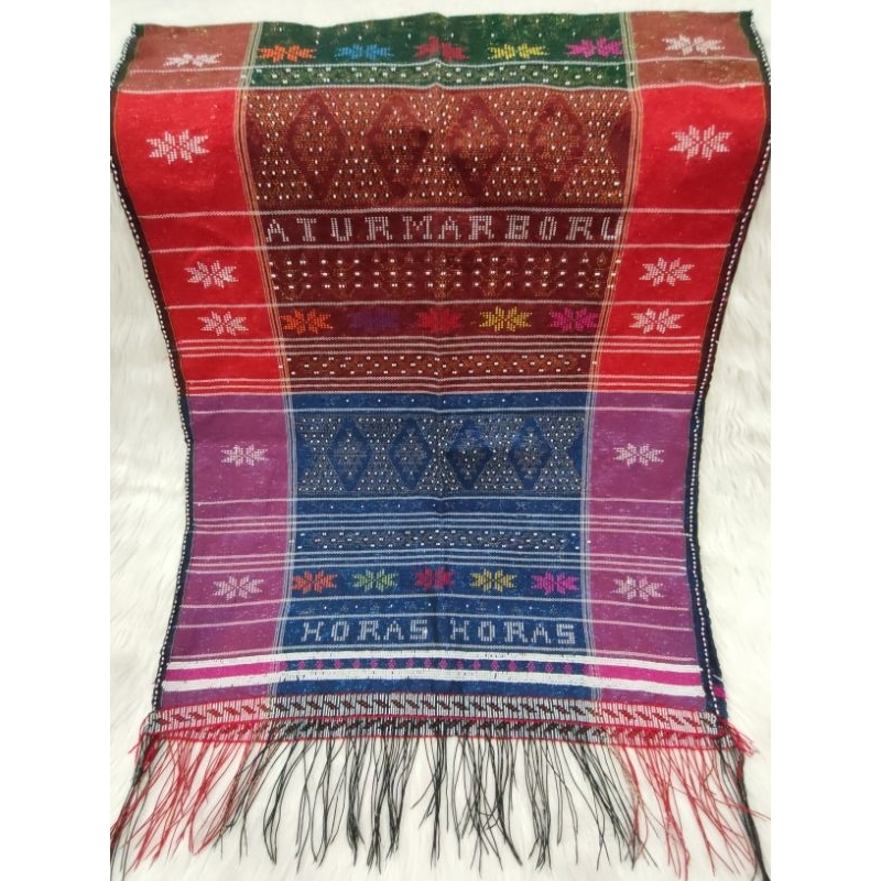 Jual Ulos Sadum motif Angkola raja dimensi pakaian adat Batak toba | Shopee Indonesia