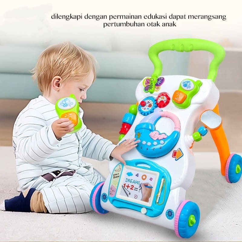 Jual Baby Walker / Alat Bantu Belajar Jalan Anak / Dorongan Bayi Baby ...