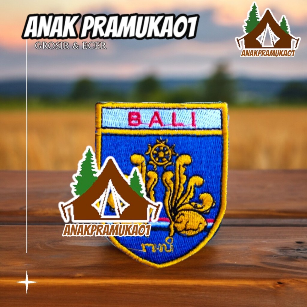 Jual Badge kwarda Bali bordir / logo Bali bordir | Shopee Indonesia