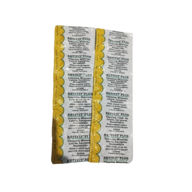 Jual Retivit plus strip 10 kaplet | Shopee Indonesia