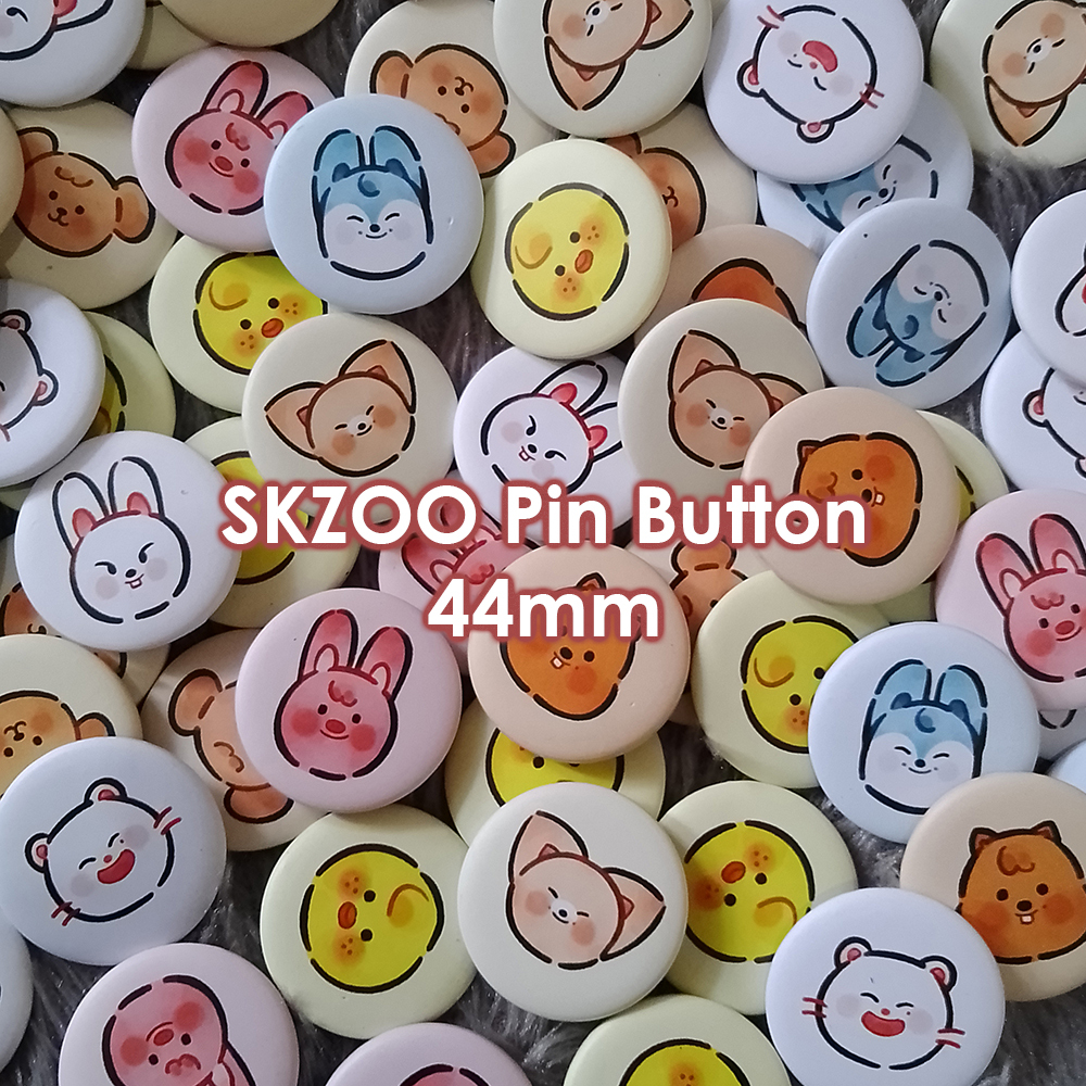 Jual [READY STOCK] SKZOO Pin Button 44mm | Shopee Indonesia