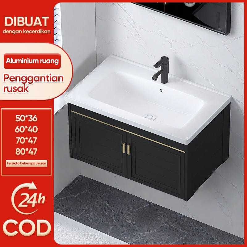 Jual Wastafel Kamar mandi Lemari kamar mandi aluminium ruang minimalis ...