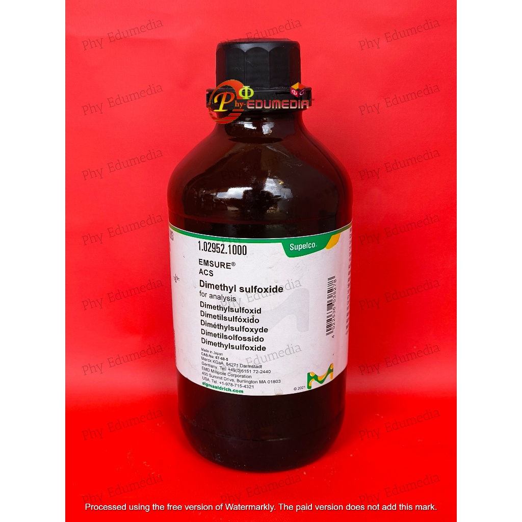 Jual DMSO / Dimethyl Sulfoxide Merck Pro Analis Ecer Per 10ml | Shopee ...