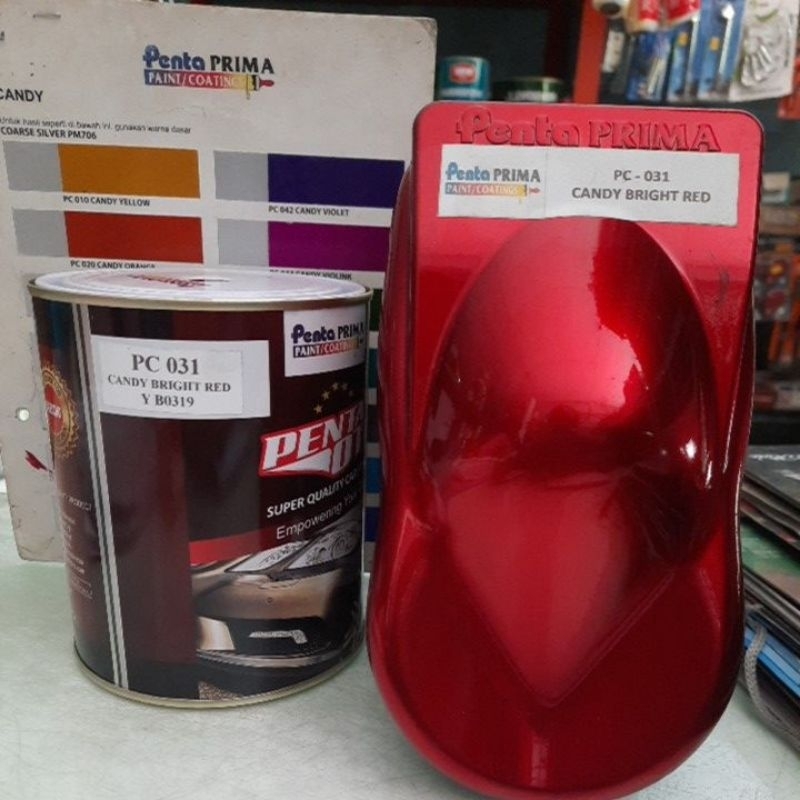 Jual Cat PU Candy Bright Red Penta | Shopee Indonesia