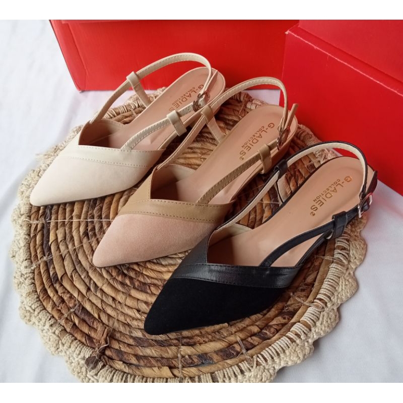 Jual HR98 Sandal Heels Wanita Terbaru Hak 3 cm | Shopee Indonesia