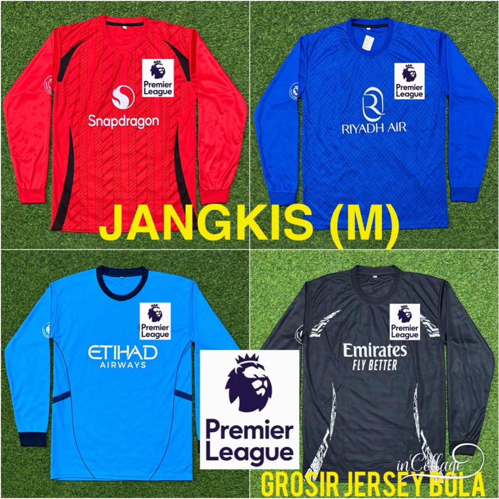 Jual BAJU JERSEY BOLA JANGKIS LENGAN PANJANG M | Shopee Indonesia